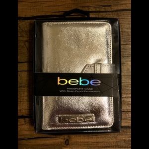 bebe | Accessories | Bebe Passport Wallet Silver Brand New In Box ...